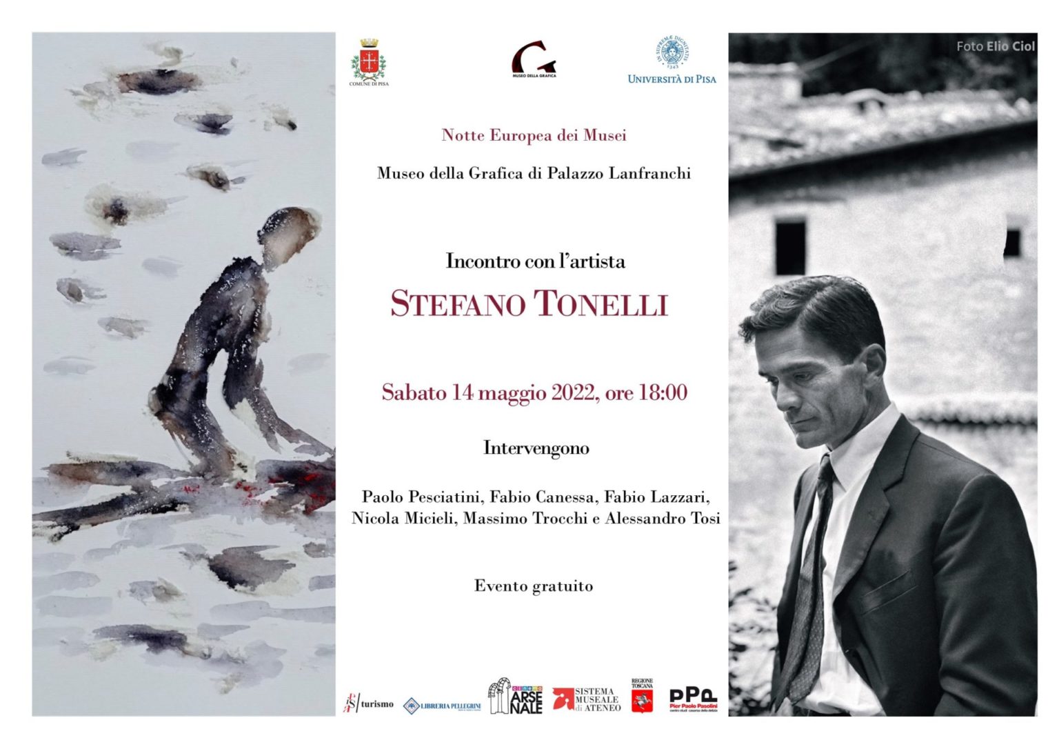 STEFANO TONELLI - INCONTRO CON L'ARTISTA - Museo della Grafica di Pisa (Palazzo Lanfranchi)